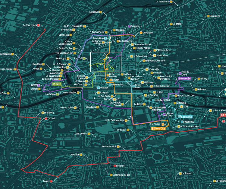 MaCarta : Explorez les Bars de Votre Ville avec une Carte